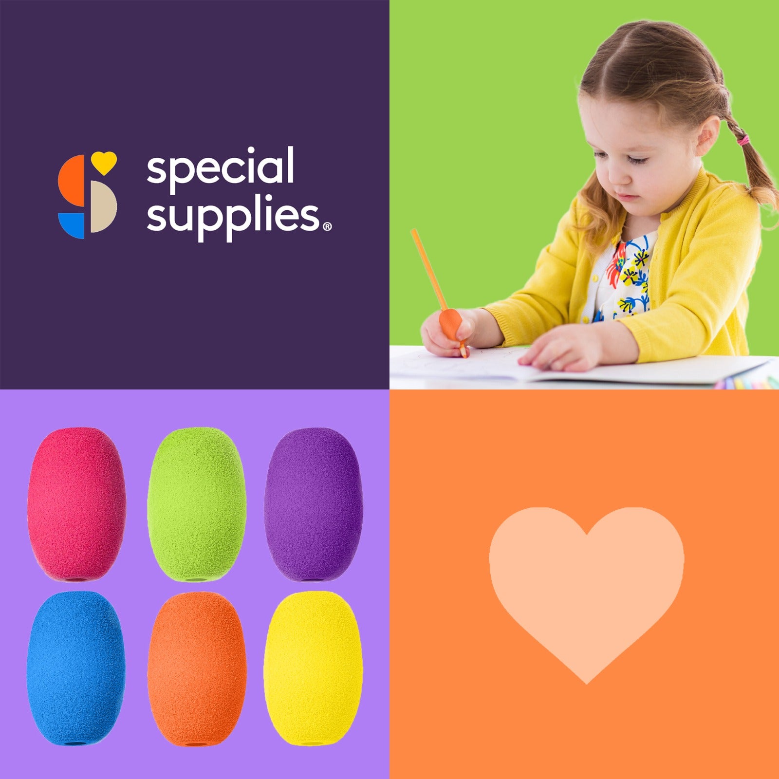 Pencil Egg Grips (6 Pack) – Special Supplies