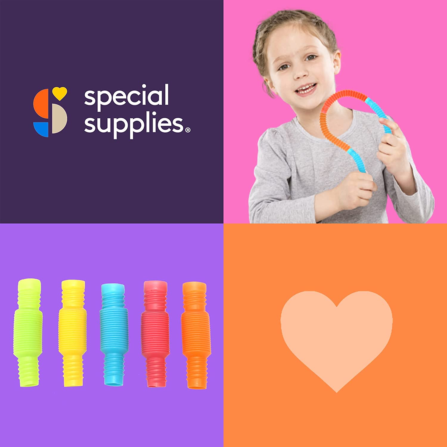 Tiny Pop Tubes (Multi-Color): 30 Pack – Special Supplies
