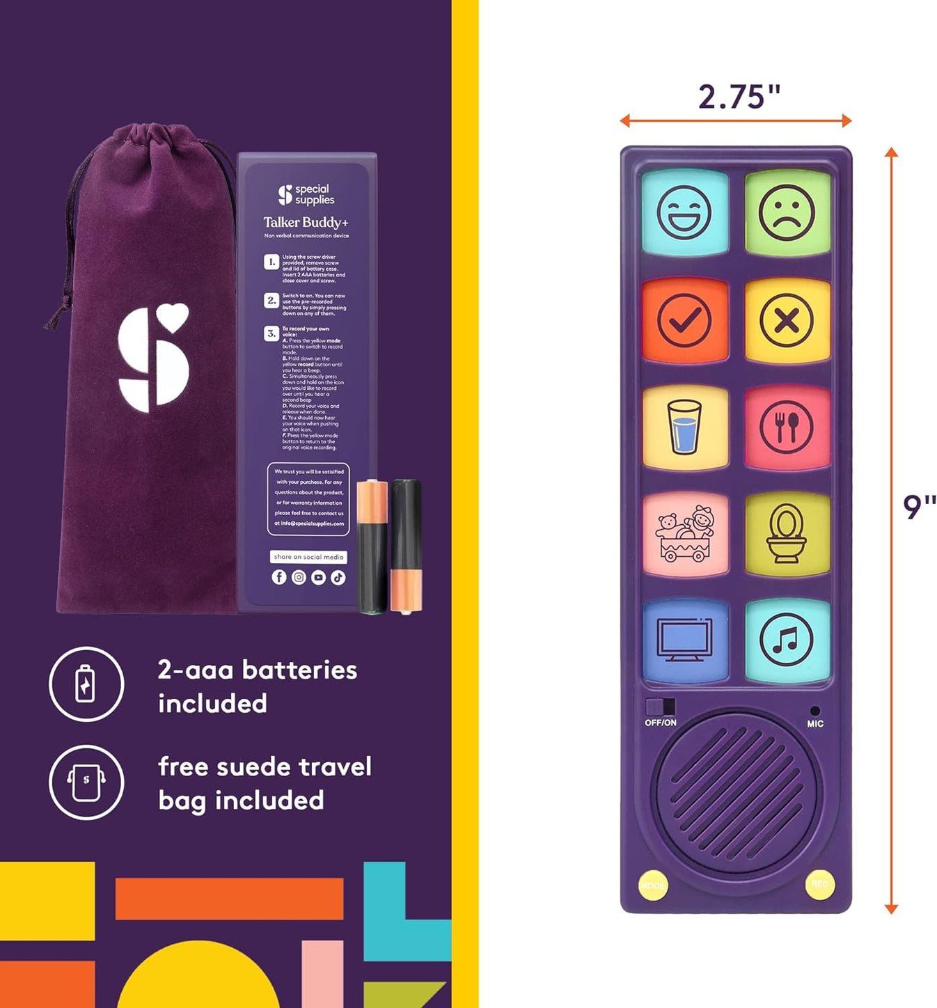 AAC Communication Device Speech Therapy, Talker Buddy Communication De ...