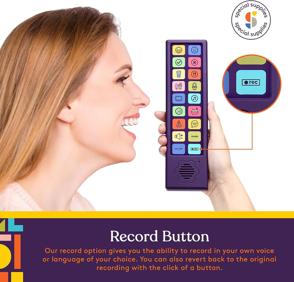 Special Supplies AAC Communication Device for Speech Therapy, Talker B