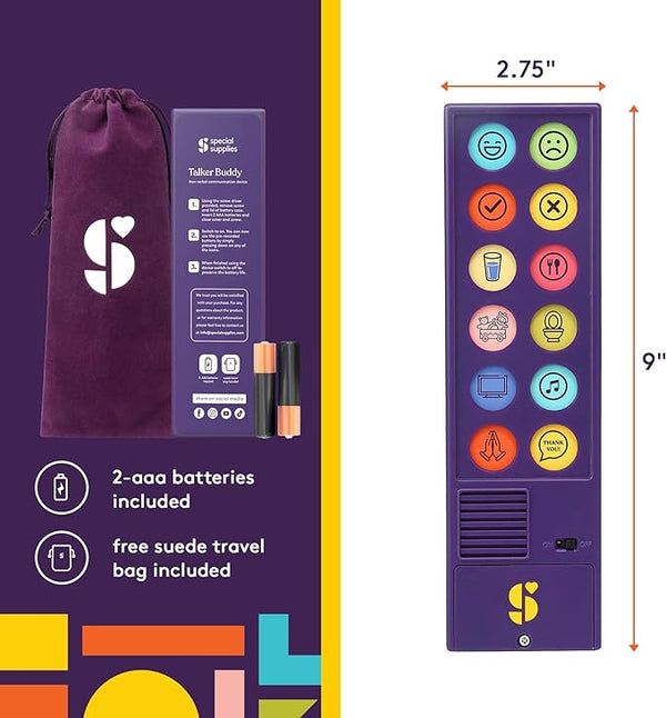 AAC Communication Device For Speech Therapy, Talker Buddy Communicatio ...