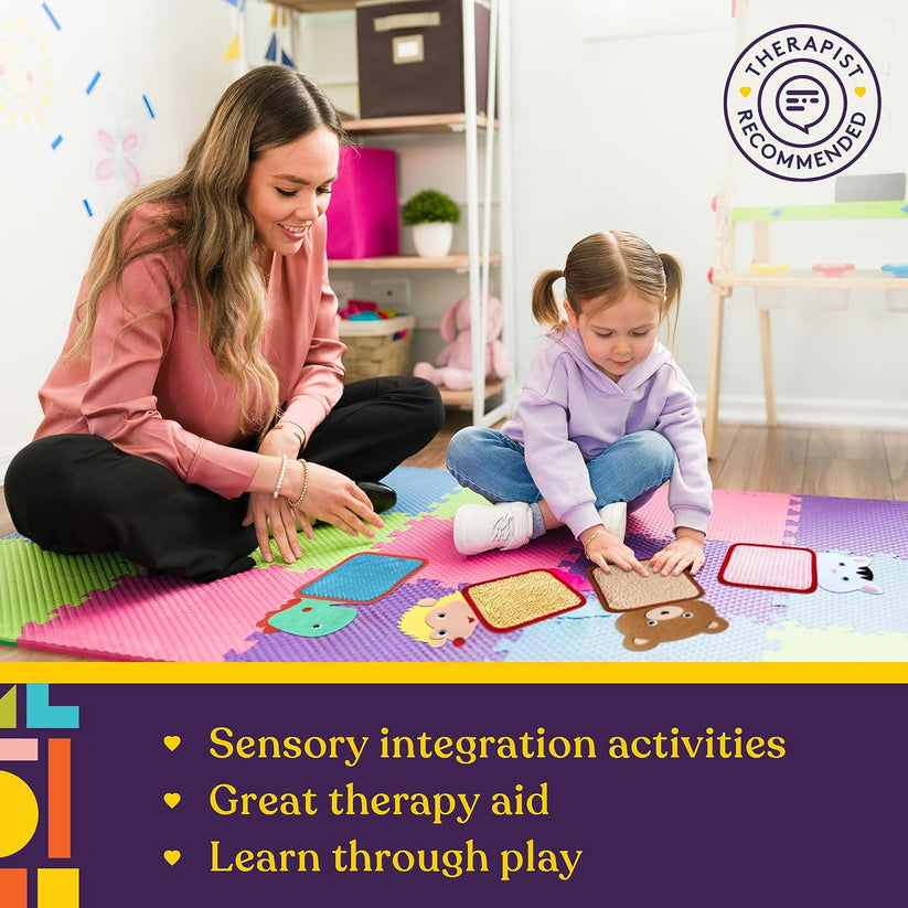 Special Supplies Sensory Zoo Animal Mats, 10 Sets, Tactile Stimulation