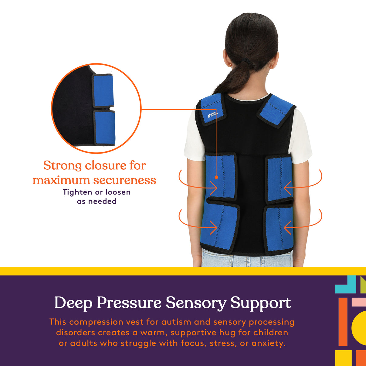 Deep Pressure Sensory Compression Vest – Special Supplies