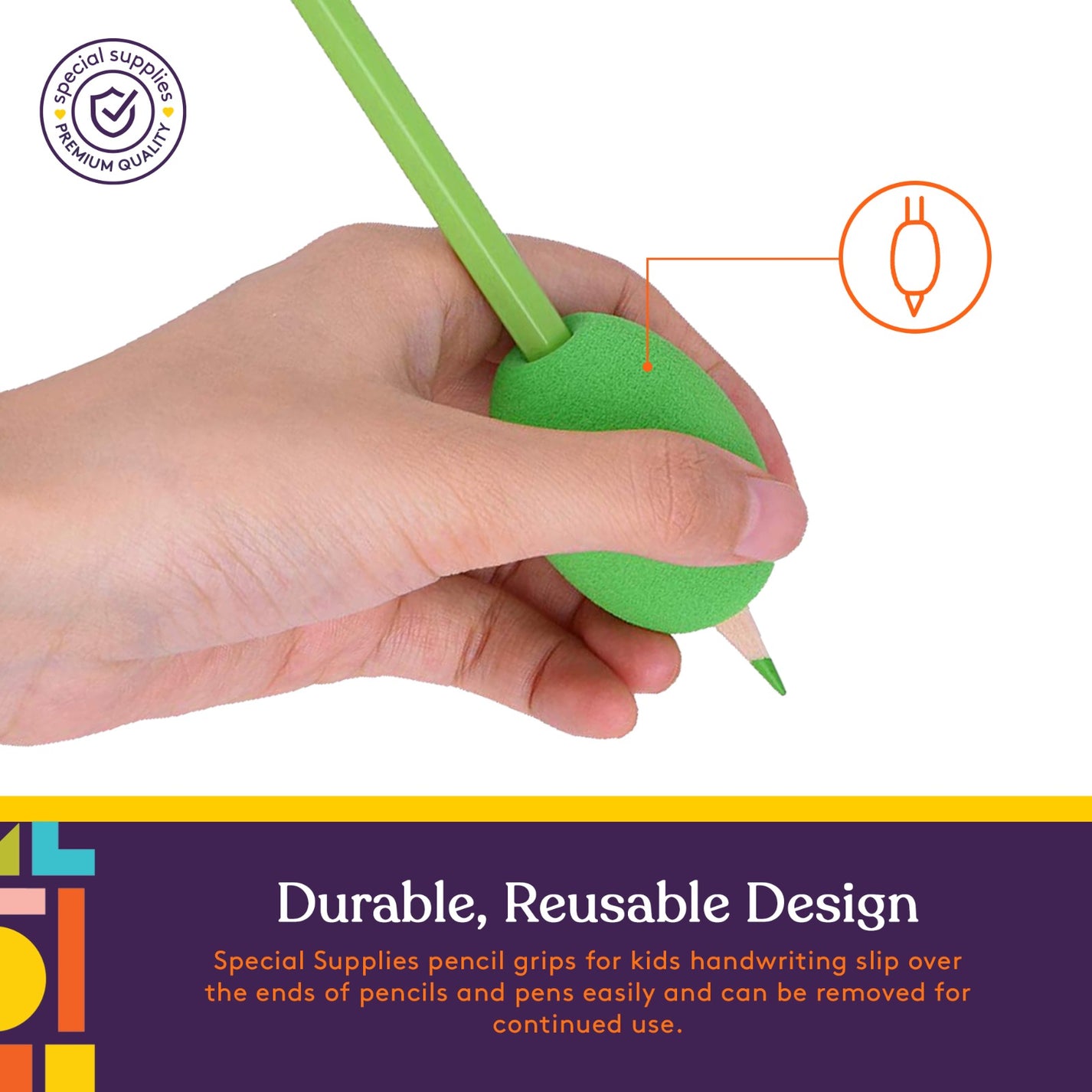 Pencil Egg Grips (6 Pack) – Special Supplies