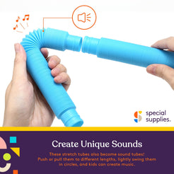 Pop Tubes (Multi-Color): 8 Pack – Special Supplies